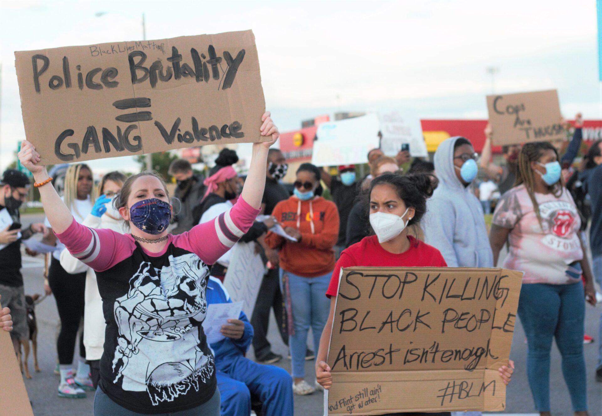Flint area residents take to the streets protesting injustice | East ...
