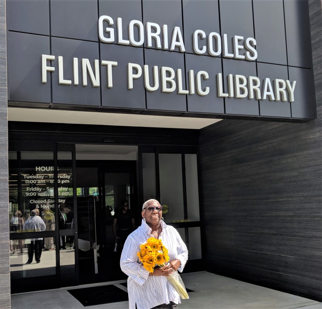 It’s the Gloria Coles Flint Public Library now: local leaders praise ...